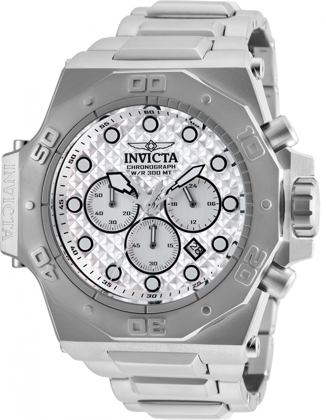 Invicta Men's Akula Quartz Chronograph 300m Stainless Steel Watch 26040