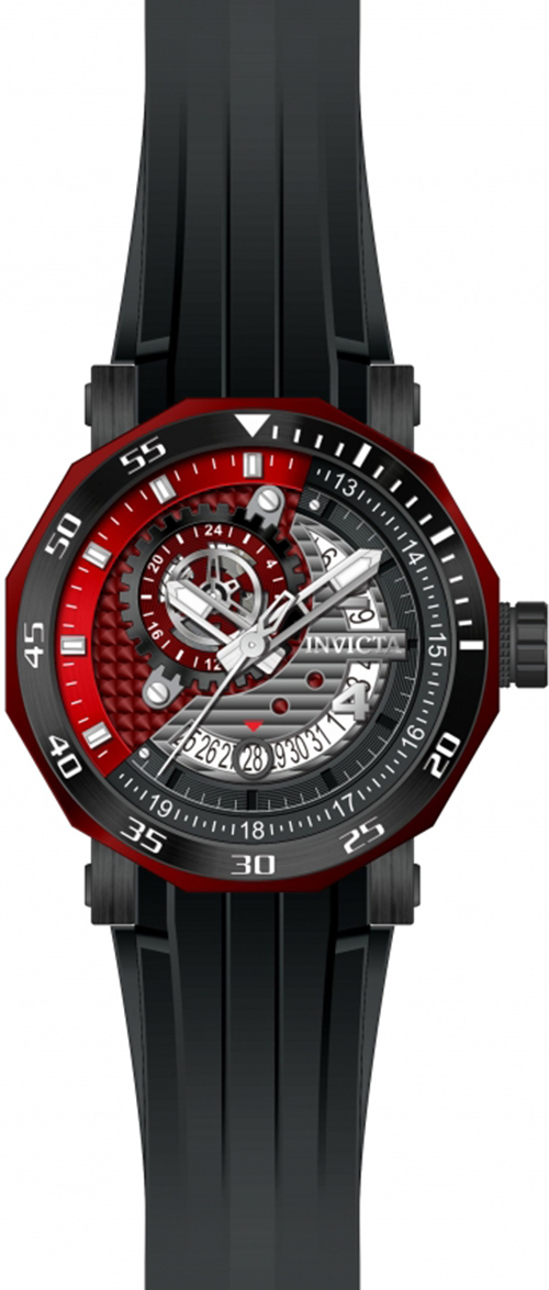 Invicta Men's Excursion Automatic Chrono 100m S. Steel/Silicone Watch 27131